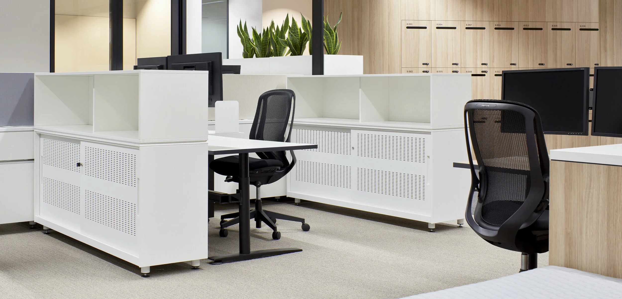Slide storage — Commercial furniture solutions | Aspect Furniture