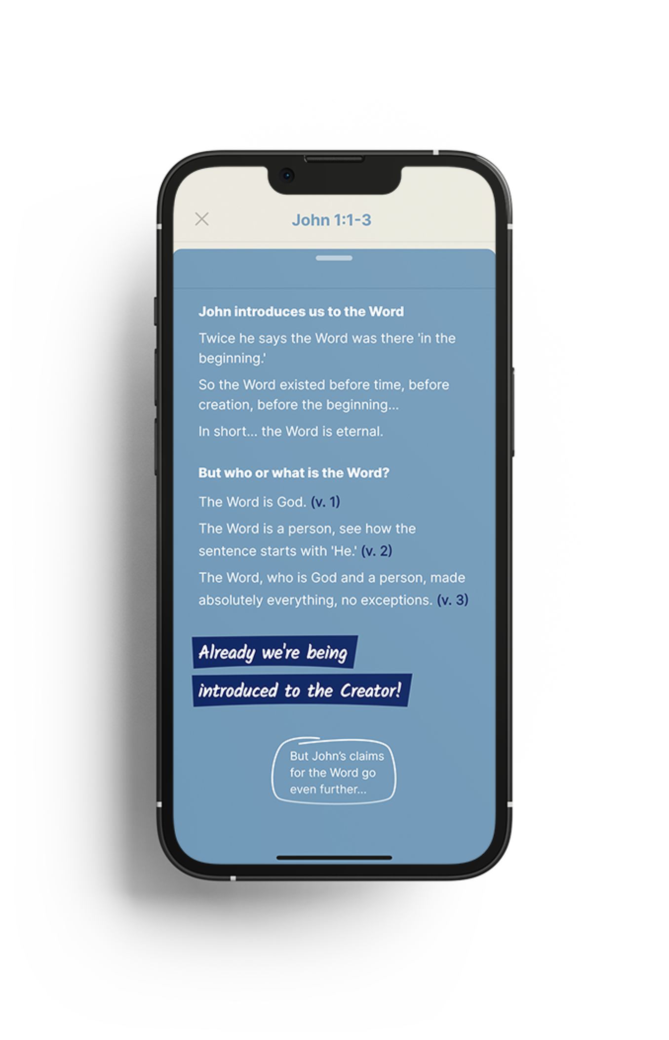 The Word One to One app — The Word One To One