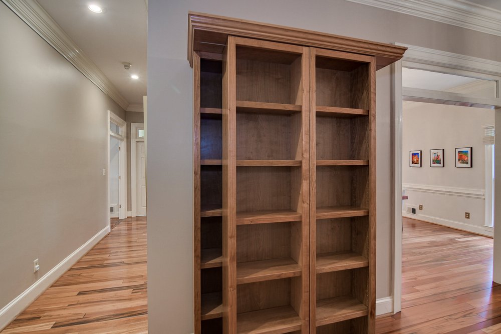 Sliding Bookcase — Studio K Design & Woodcraft