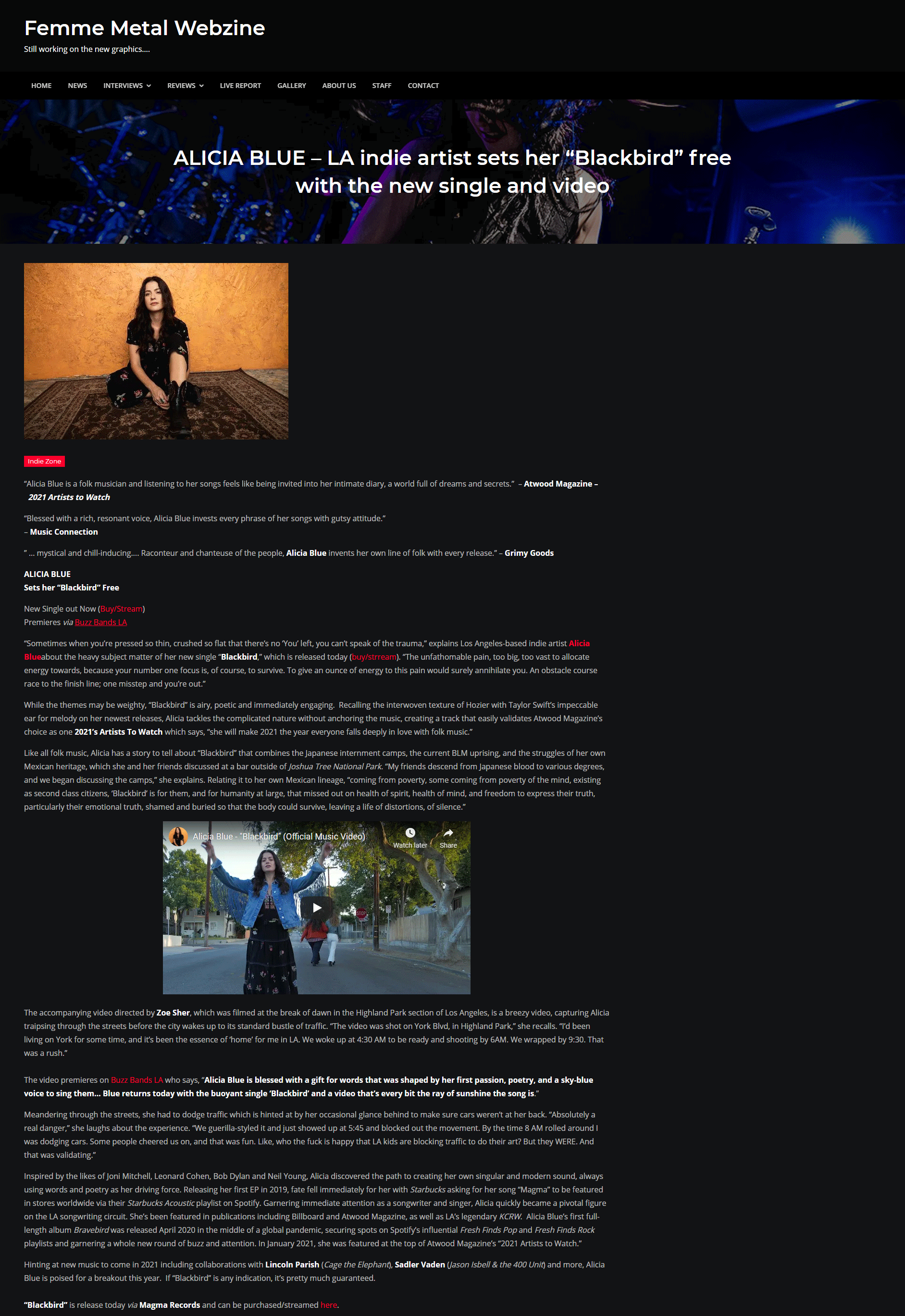 Press — Alicia Blue