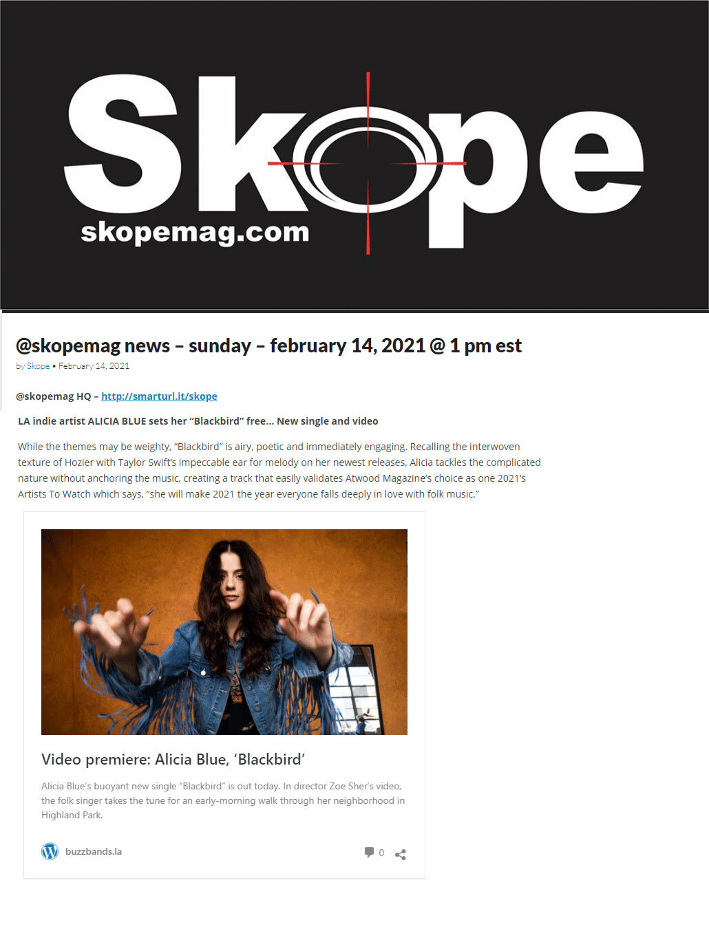 Press — Alicia Blue