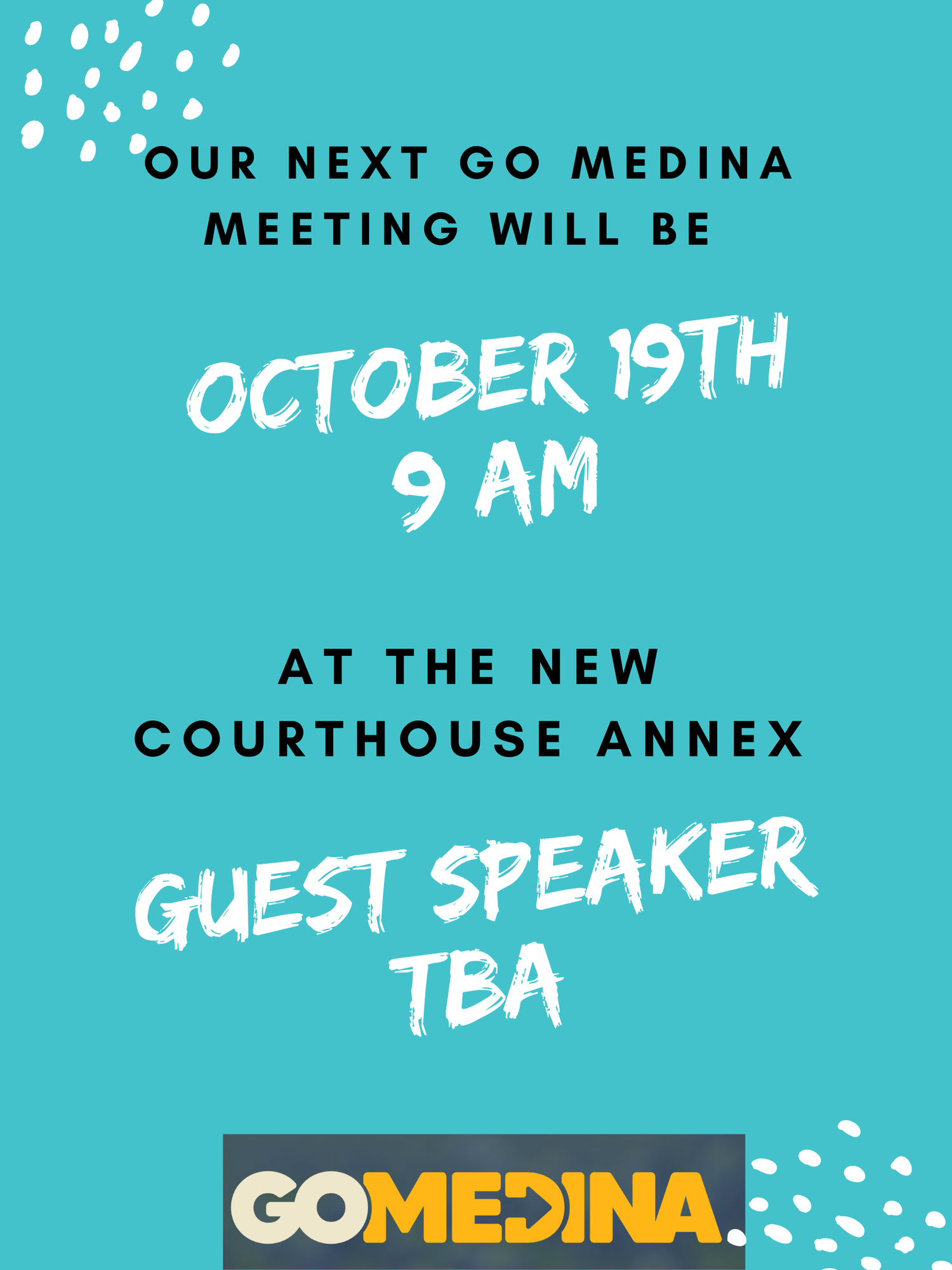Upcoming Events — GoMedina