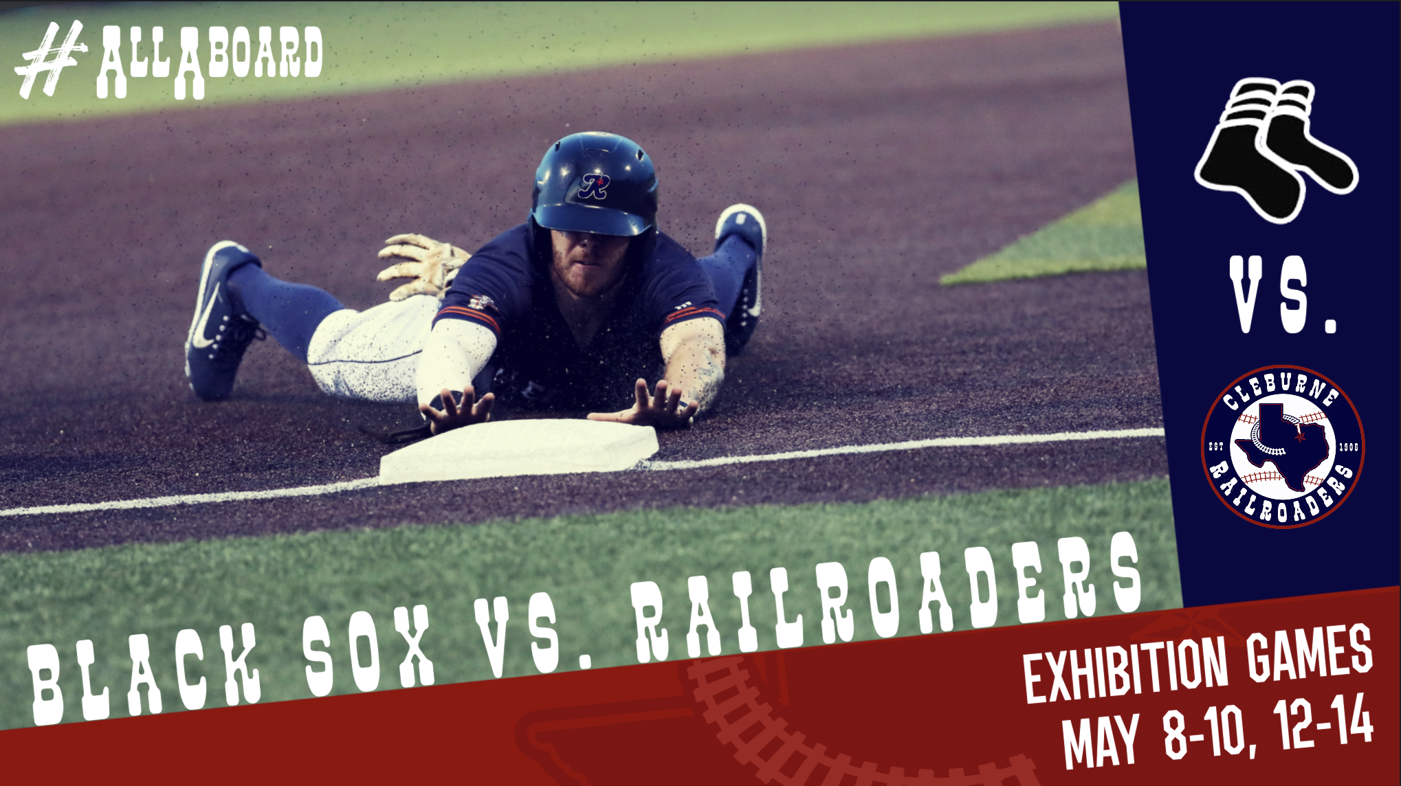 Railroaders Announce Exhibition Schedule - Cleburne Railroaders
