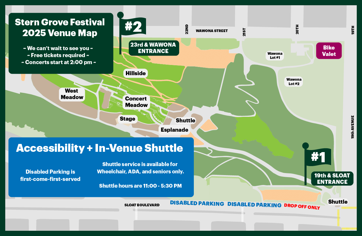 SEATING INFO — Stern Grove Festival