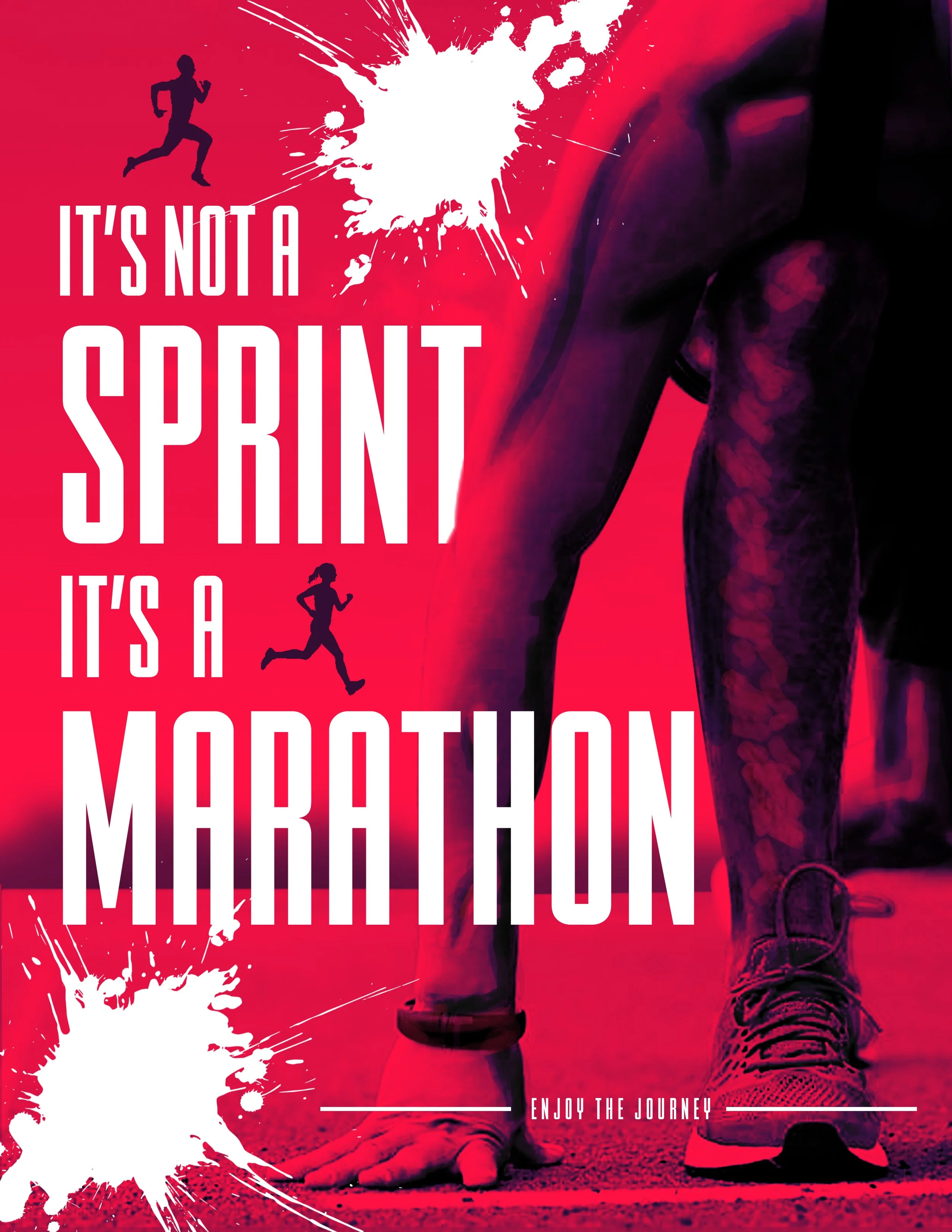 It's Not a Sprint It's a Marathon — Damon Walker Graphic Designer