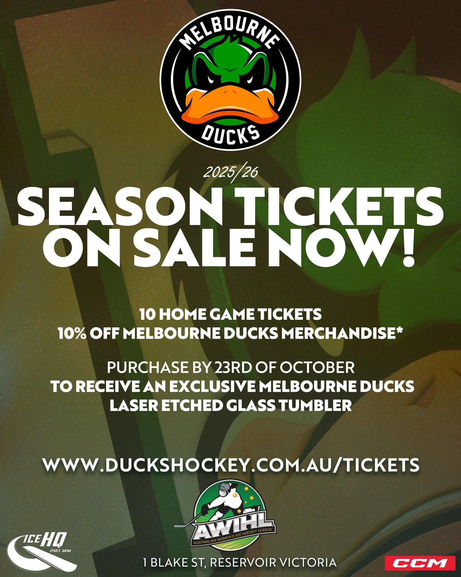 About the Melbourne Ducks — Ducks Hockey