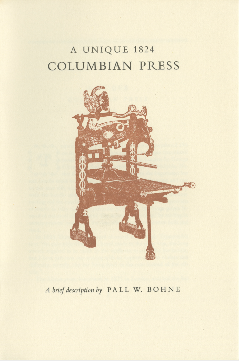 1824 Columbian Press — International Printing Museum
