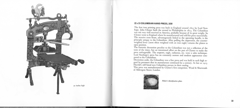 1824 Columbian Press — International Printing Museum