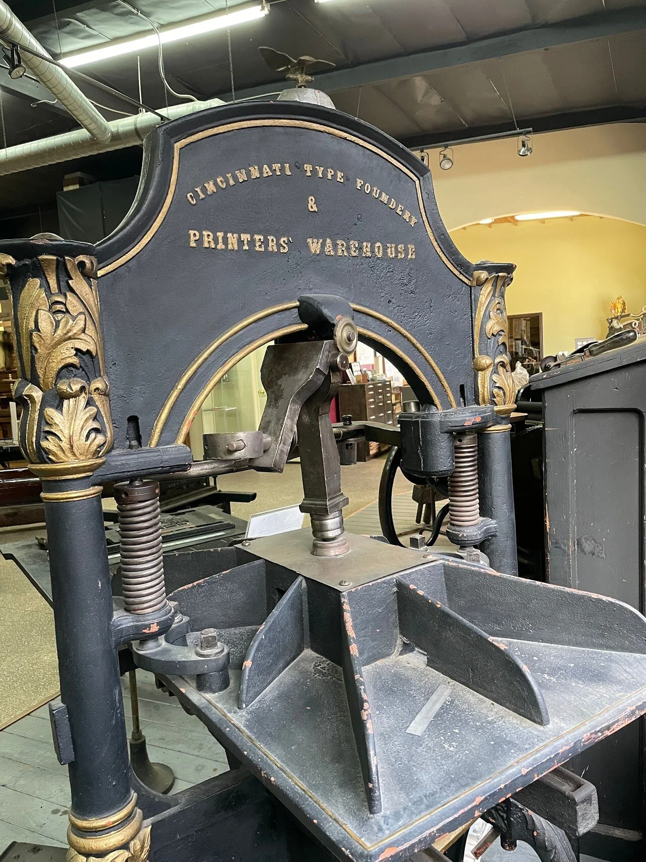 1875 CTF Hand Press — International Printing Museum