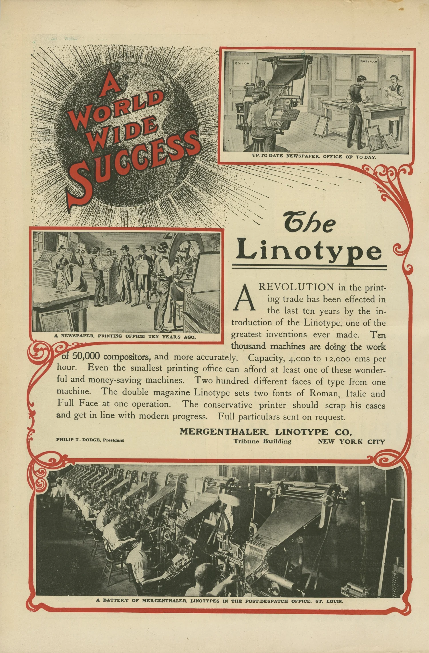 1895 Linotype — International Printing Museum