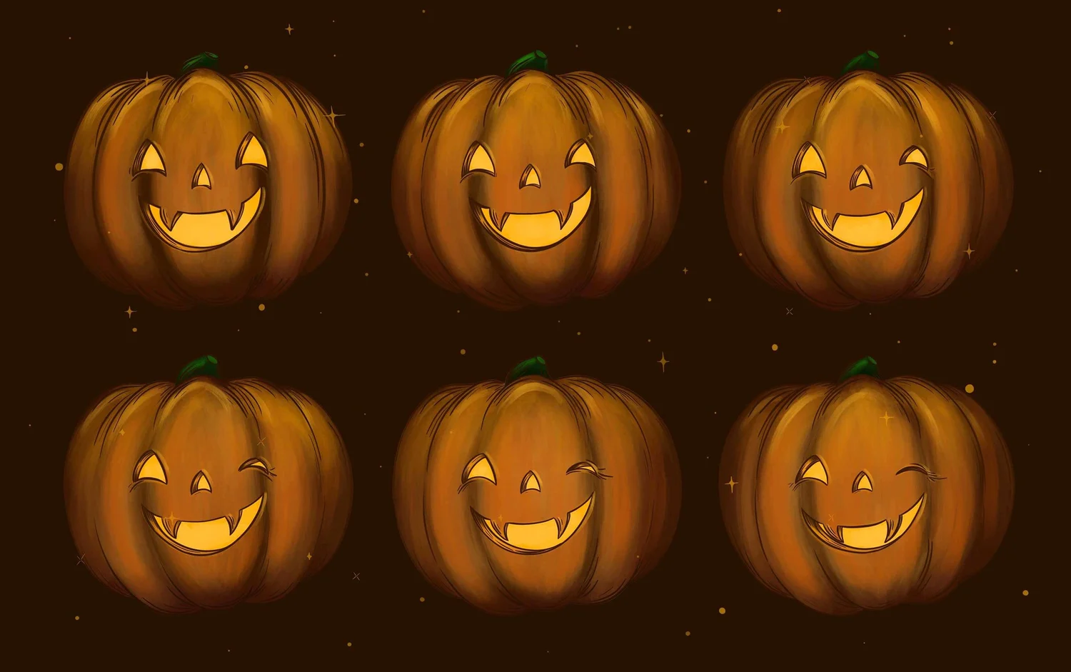 Winky Pumpkin Animation — Flora Illustration