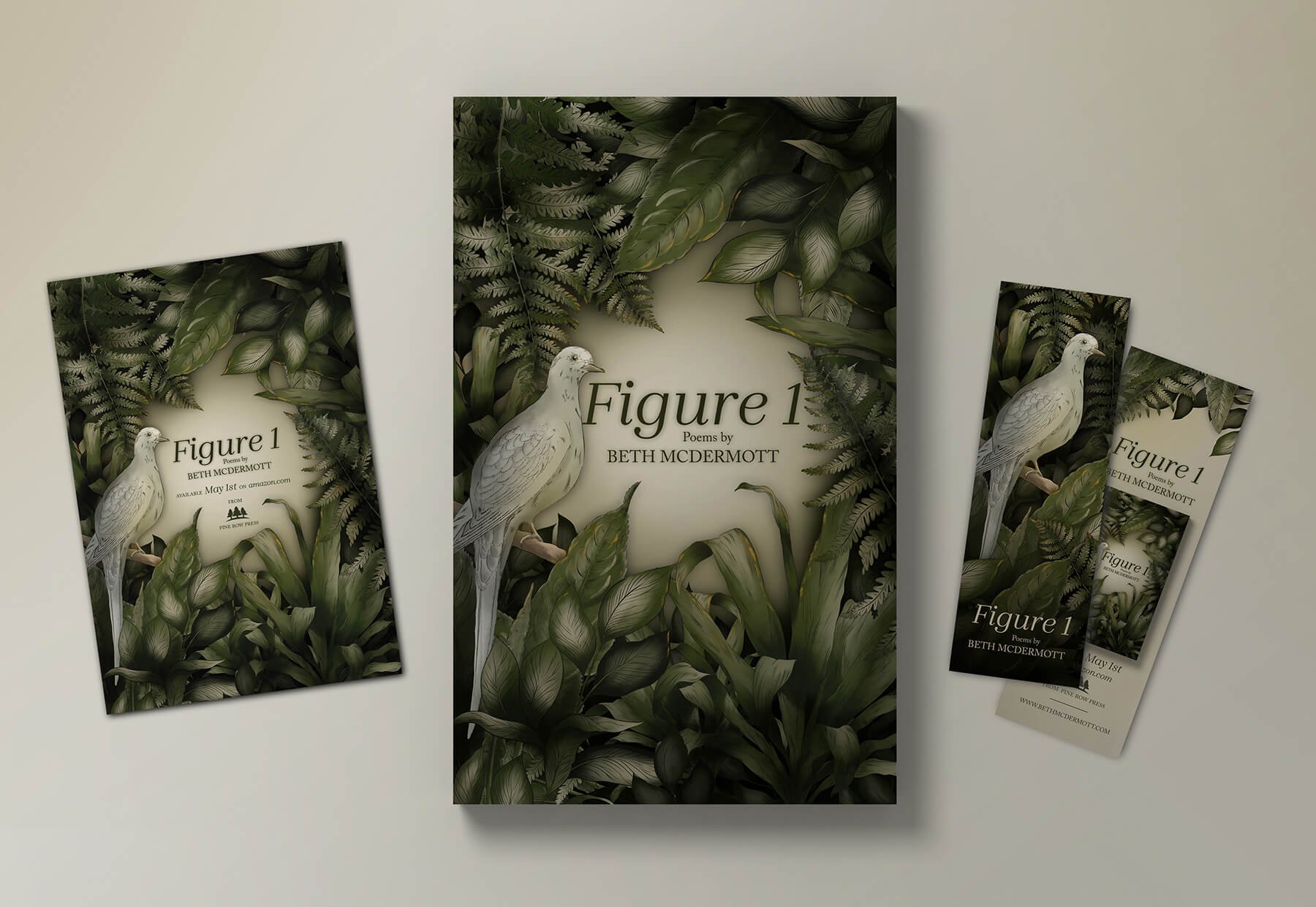 Figure 1 Poetry Book Cover — Flora Illustration