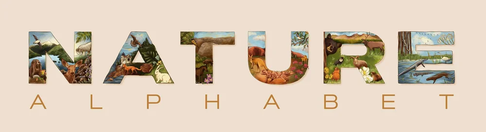 Illustrated Nature Lettering and Alphabet — Flora Illustration