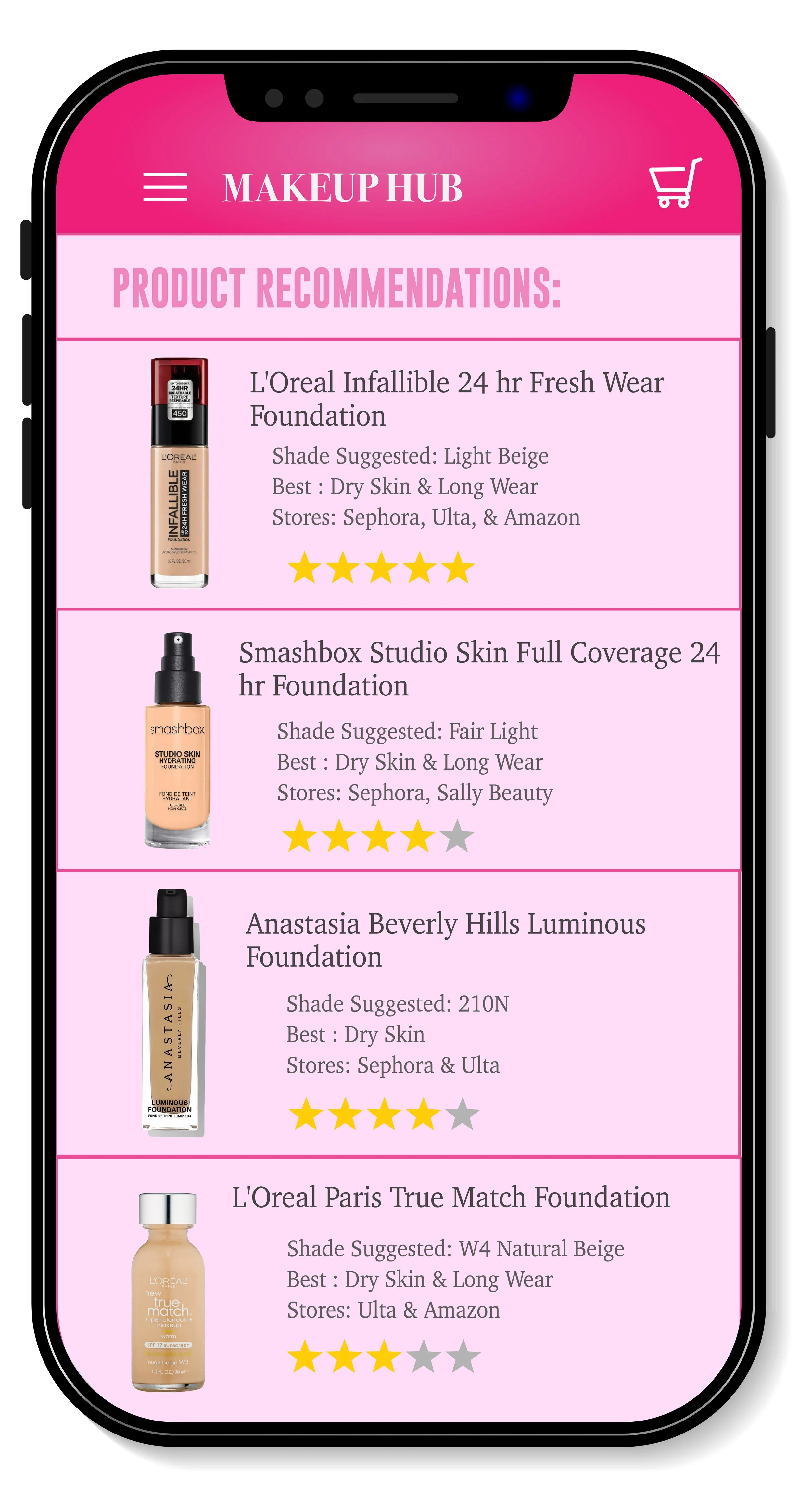 App Interface Designs — GABI SILVERMAN