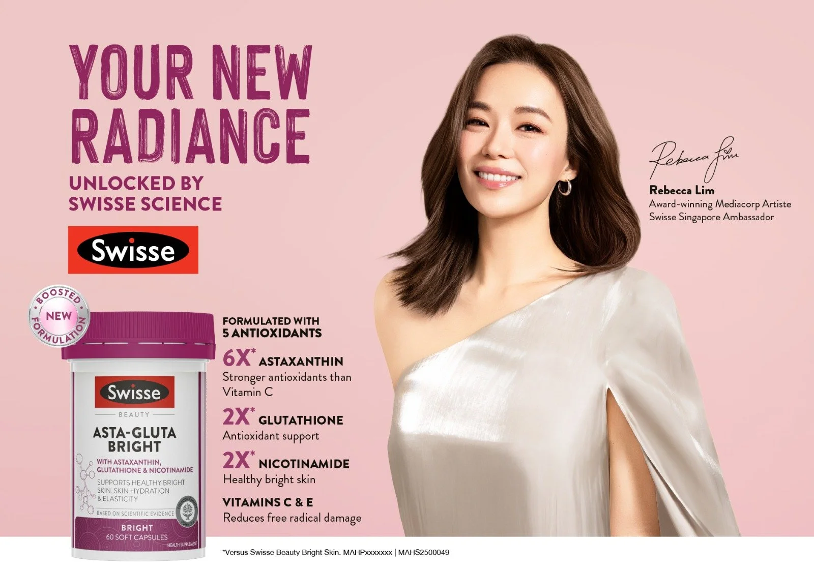 Swisse Asta Gluta Bright Photoshoot with Rebecca Lim | Tristeps Studios — Tristeps Studios