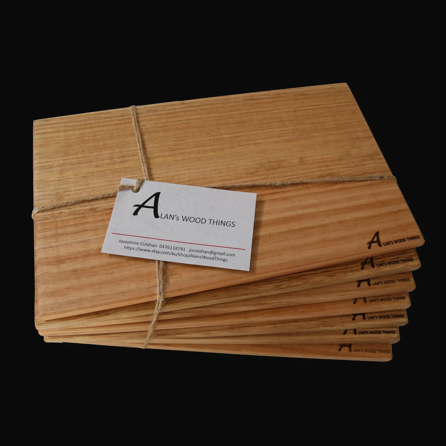Unique hand crafted Tasmanian timber cutting boards and serving boards