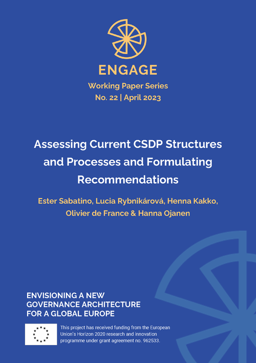 Assessing Current CSDP Structures and Processes and Formulating ...