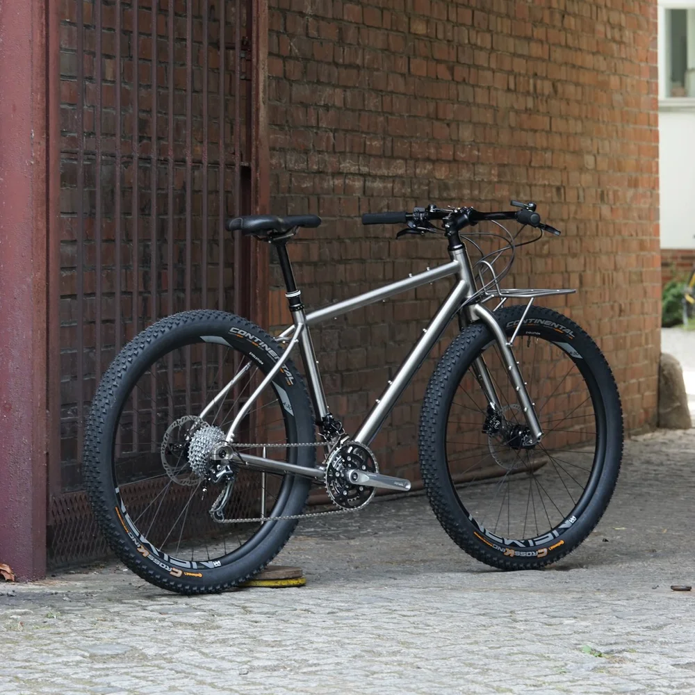 Weltreiserad . Reiserad . World Travel bike — wheeldan titanium bicycles