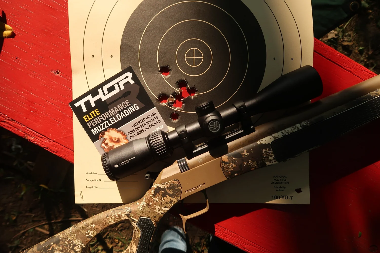 Testing THOR Bullets FULL BORE Muzzleloader Bullets in my CVA Accura LR ...