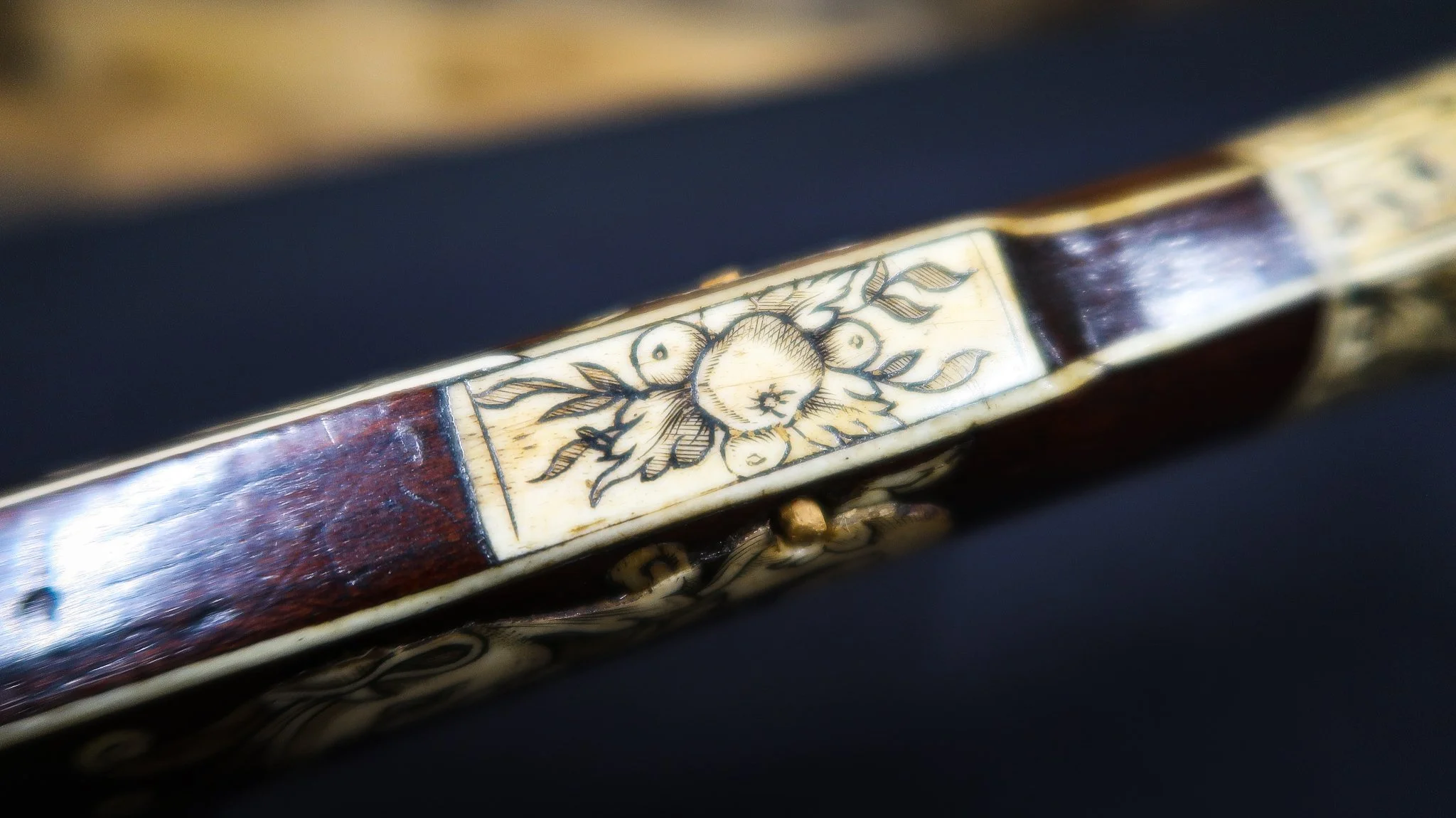 Original Double Barreled "Over/Under" Wheel Lock Pistol | Saxon Antique ...