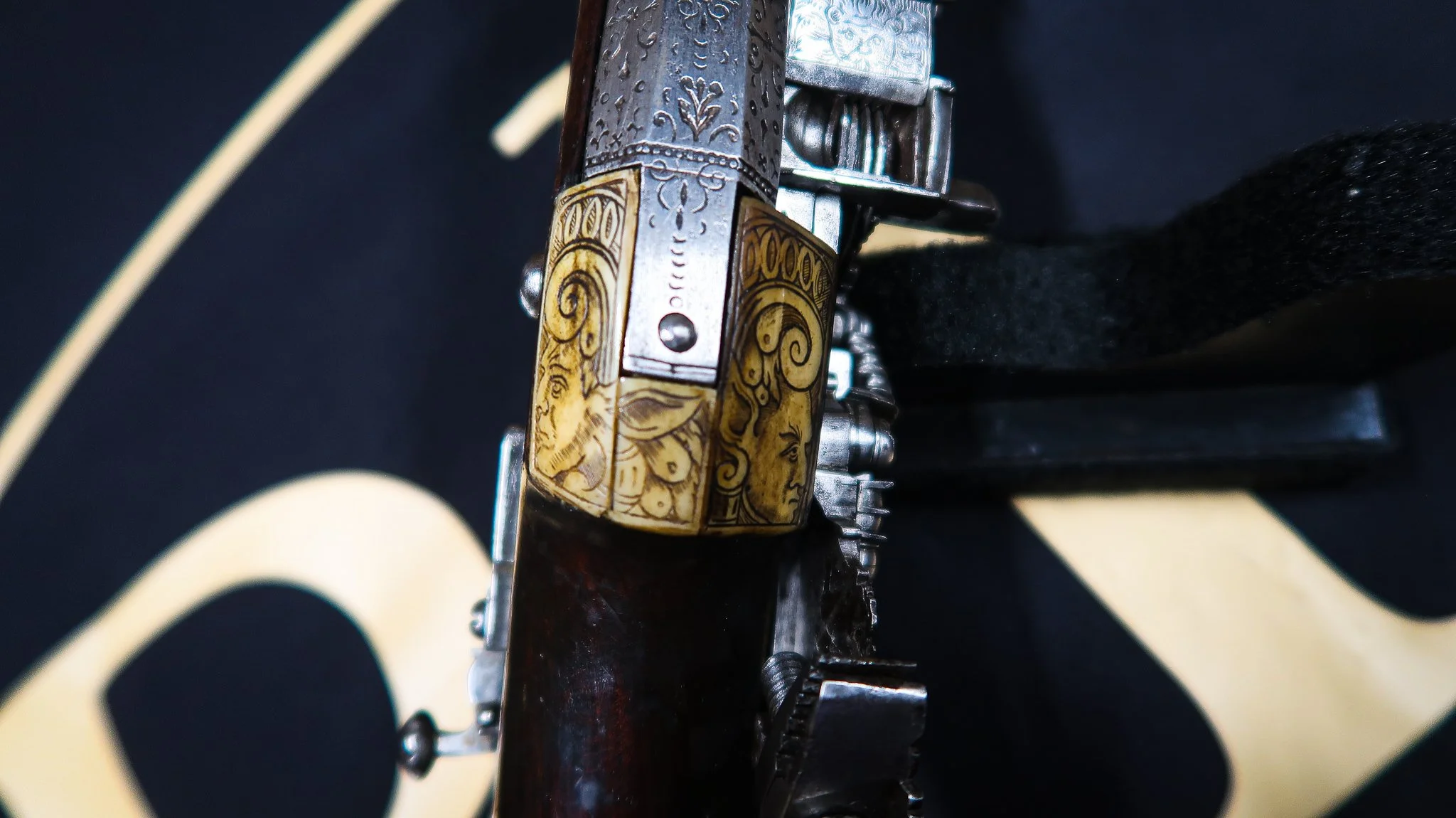 Original Double Barreled "Over/Under" Wheel Lock Pistol | Saxon Antique ...