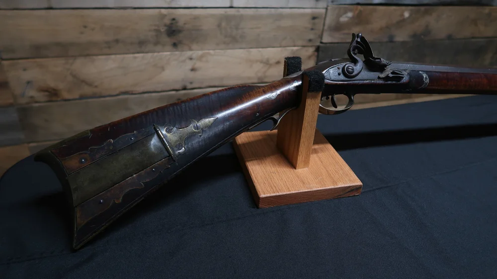 Jacob Albright Transitionary Flintlock American Long Rifle | Early 19th ...