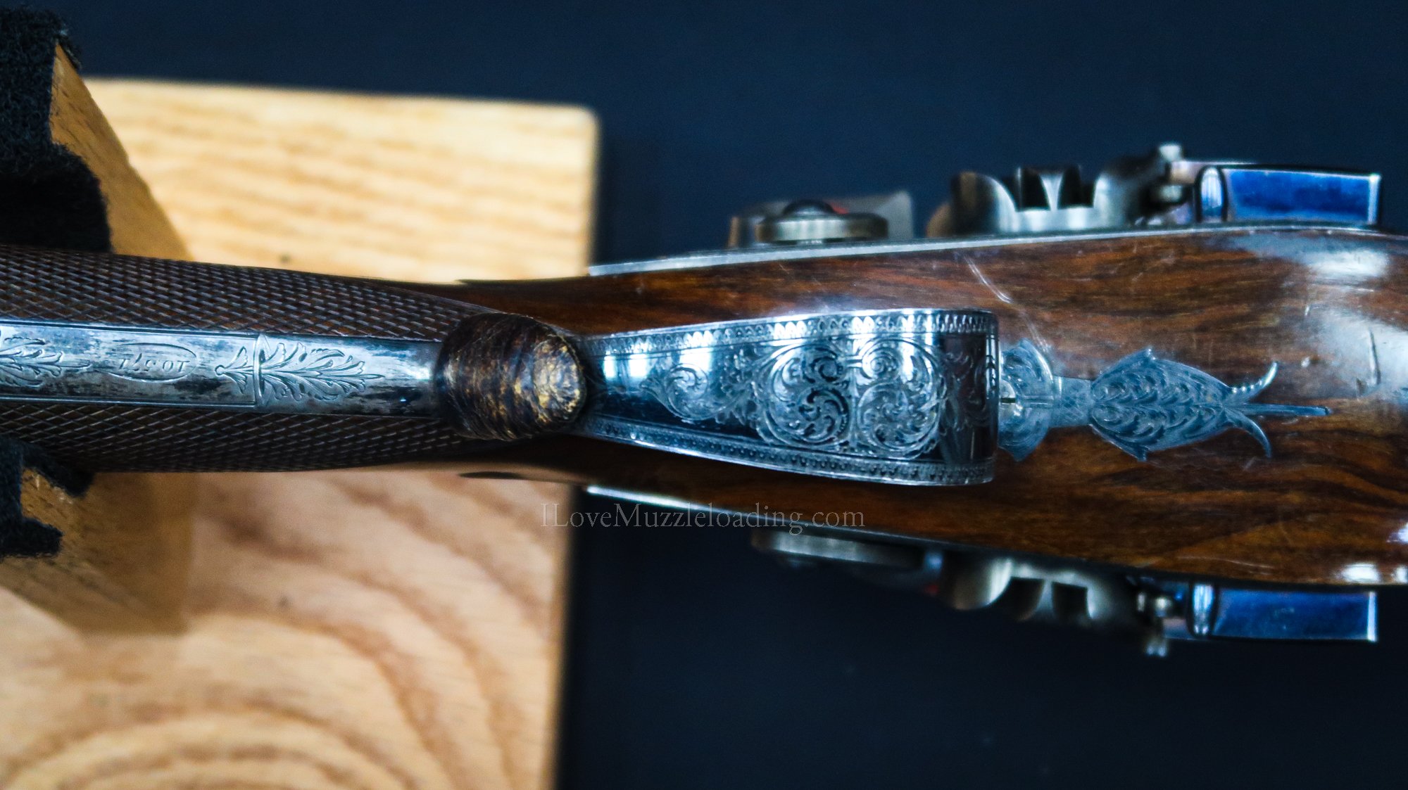 John Manton & Son Double Barrel Flintlock Shotgun with Waterproof Locks ...
