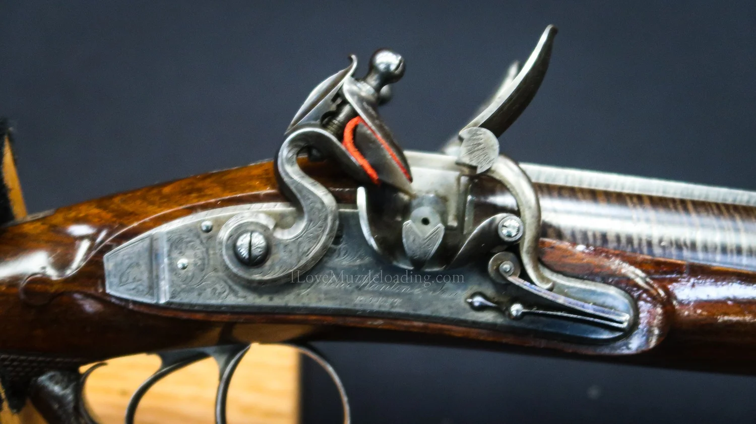 John Manton & Son Double Barrel Flintlock Shotgun with Waterproof Locks and Hare Lock Tail ...