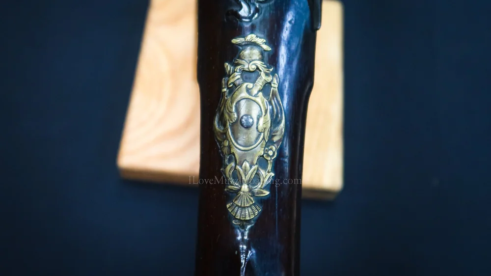 Whatley Flintlock Fowling Piece with Relief Carved Stock | Detailed ...