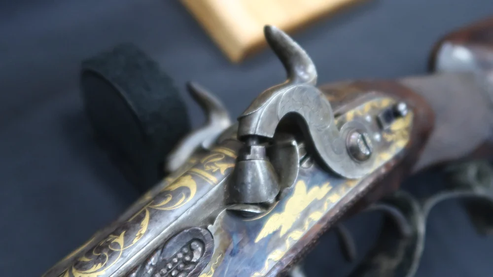 Deluxe Moser Percussion Double Barrel Shotguns | German Muzzleloading ...