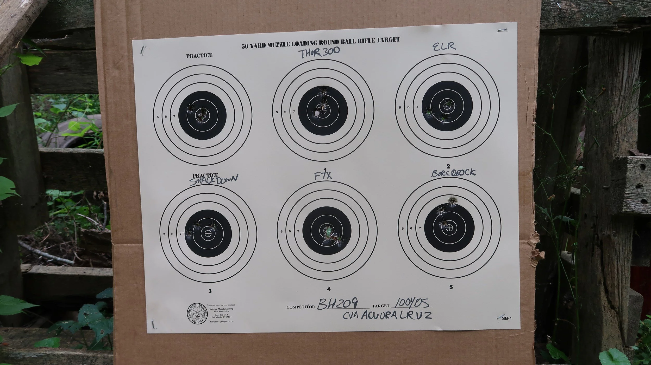 Testing the top 5 Muzzleloader bullets for accuracy at 100 yards ...