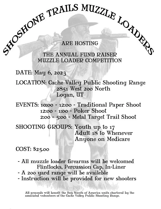 Shoshone Trails Muzzle Loaders Annual Fundraiser Muzzle Loader ...