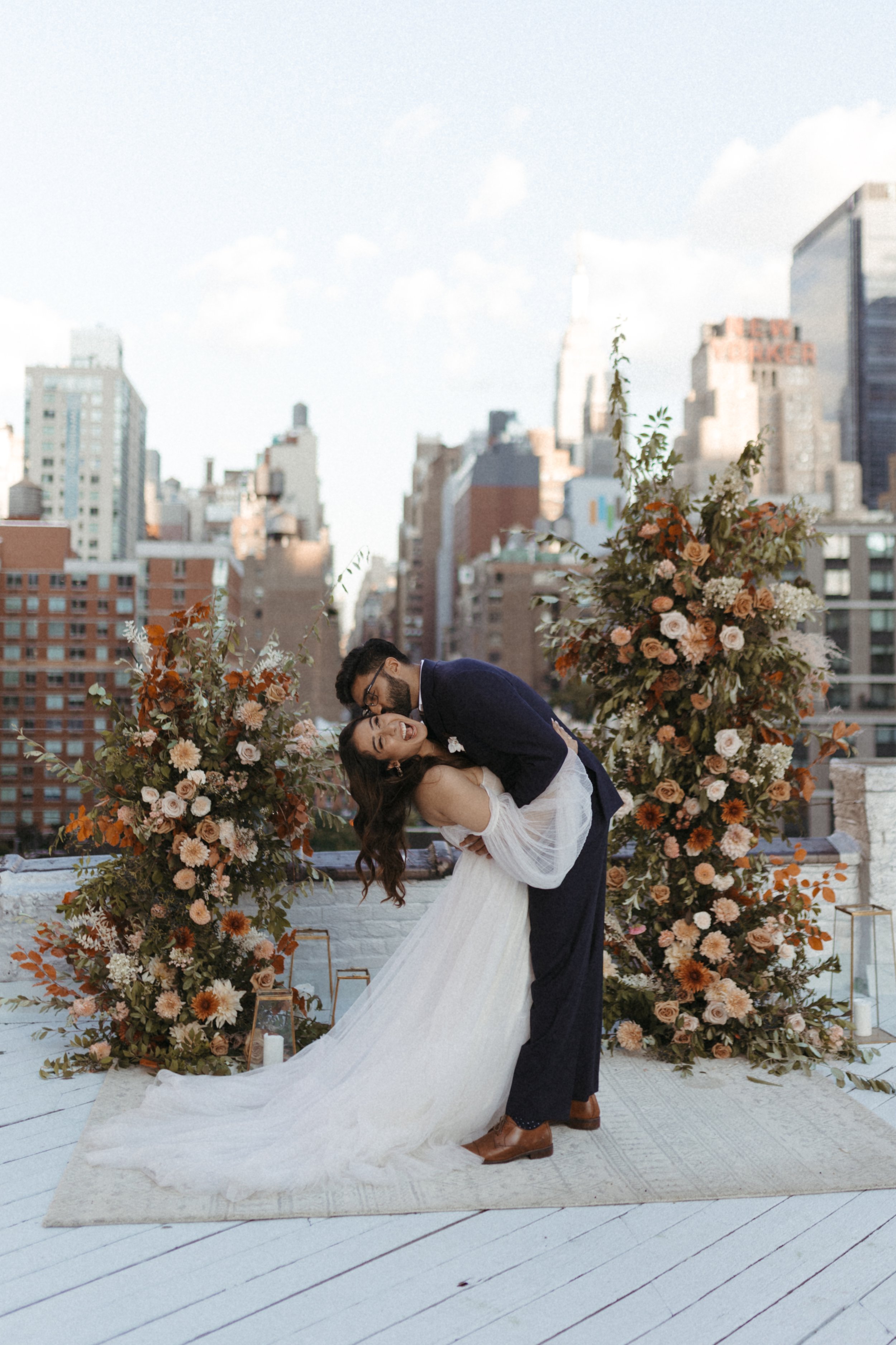 New York City Elopement on a Rooftop in Hudson Yards - Unposed & Non ...