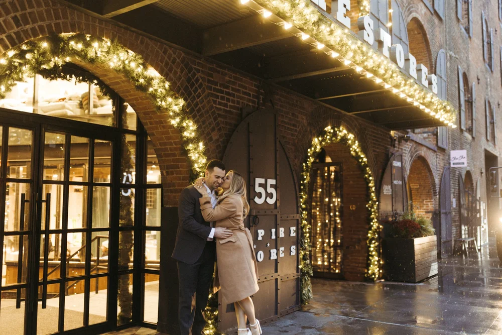 Dumbo, Brooklyn Bar & NYC Skyline Engagement Session — Rajotte ...