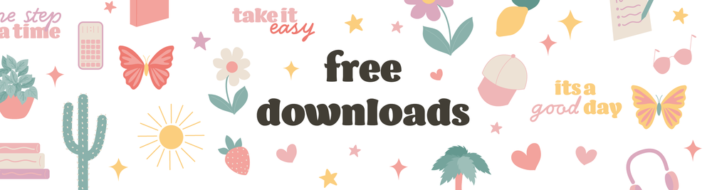 Free Digital Planner Stickers for Goodnotes and PNG — Sarah Renee Art