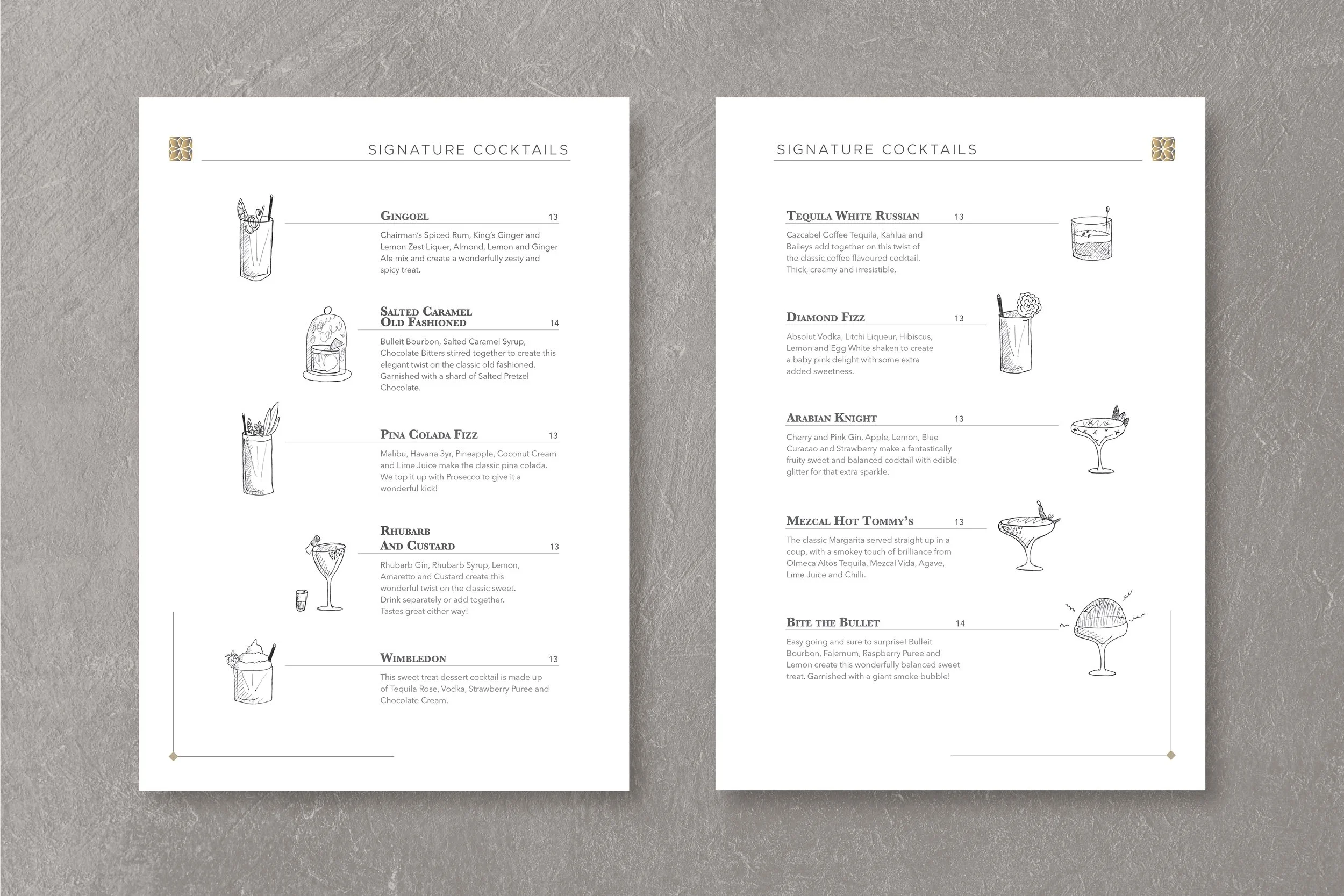 SKEW - Drinks Menu Design — ANTONIA SCHUPKE