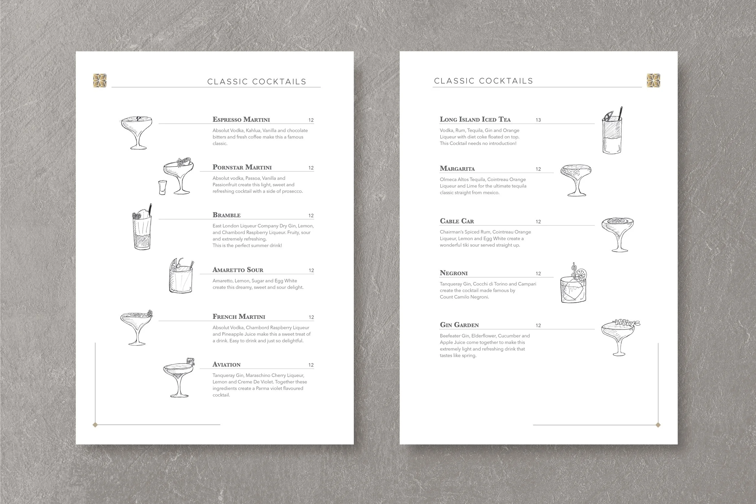 SKEW - Drinks Menu Design — ANTONIA SCHUPKE