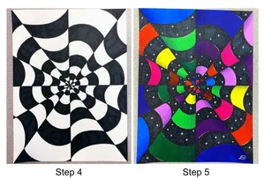 Mindful Art Ideas: How to Draw Optical Illusions (Step-by-step ...