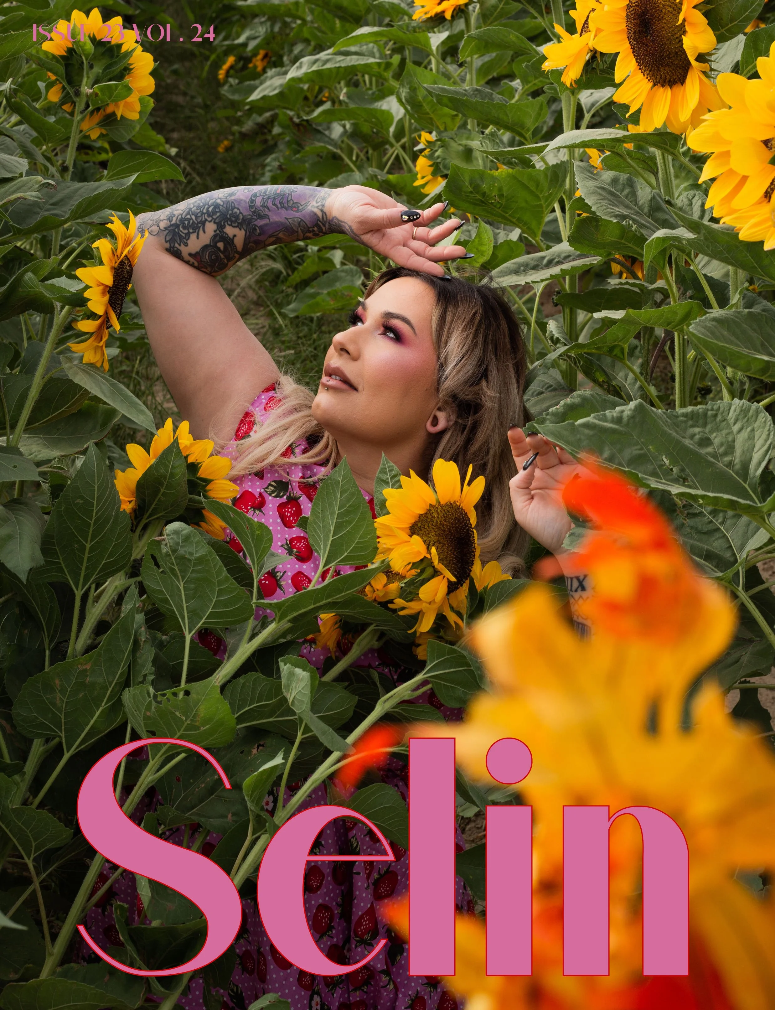 “Sunflower Fields Forever” Featured on the Cover of Selin Magazine ...