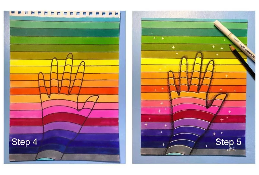 Mindful Art Ideas: How to Draw Optical Illusions (Step-by-step ...