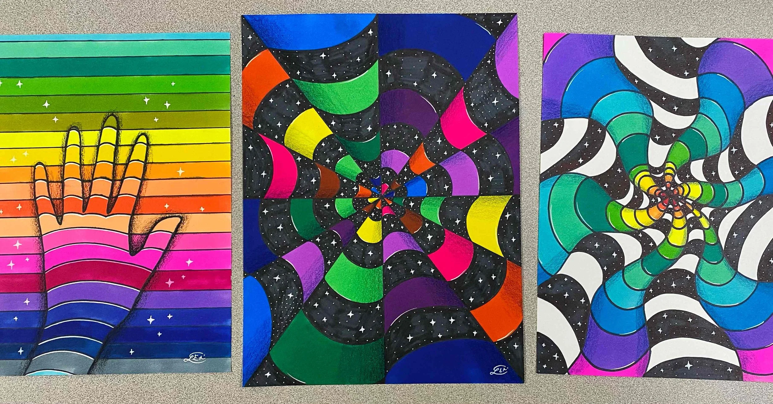 Mindful Art Ideas: How to Draw Optical Illusions (Step-by-step ...