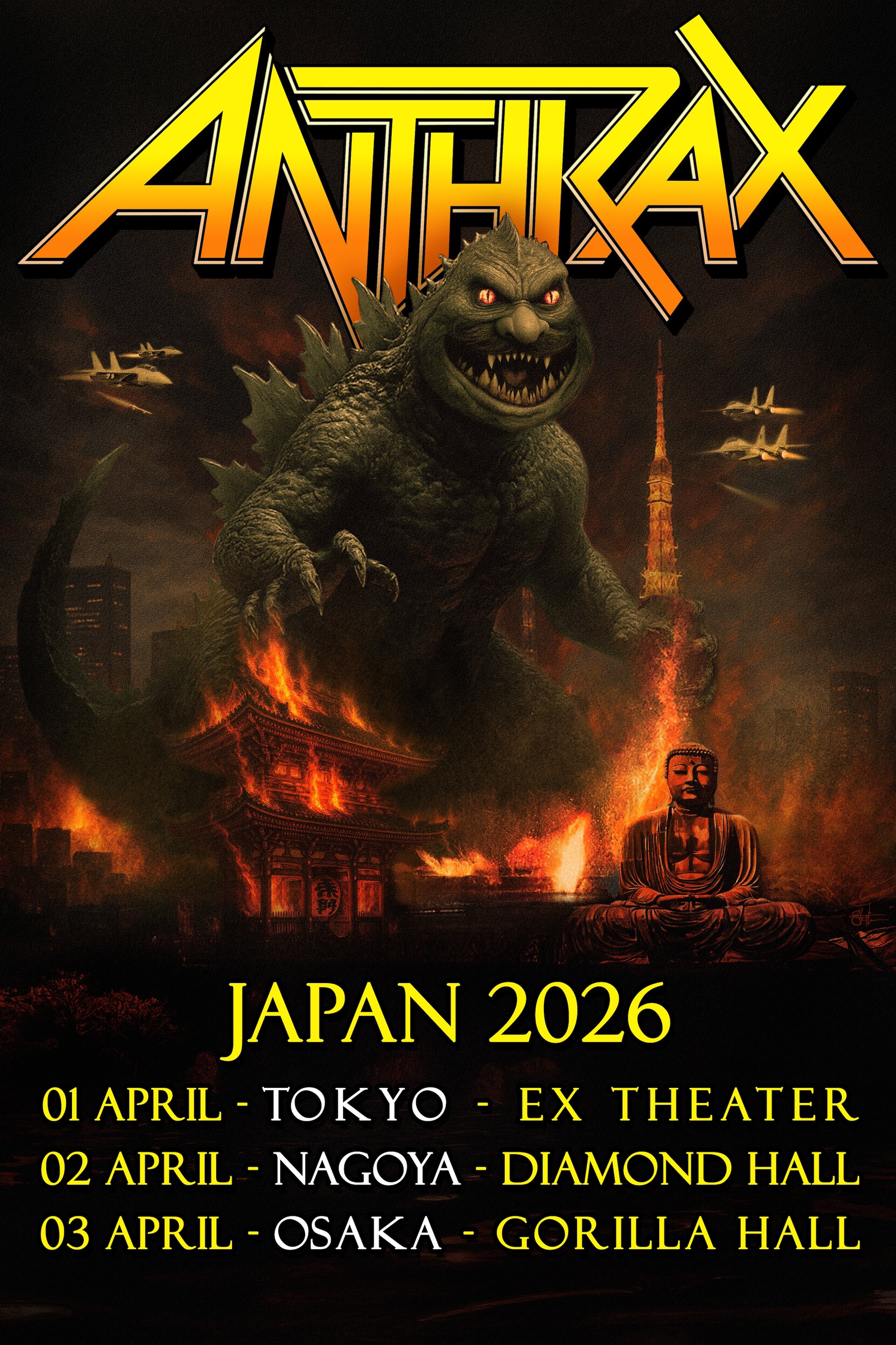 Anthrax is heading back to Japan!! — Anthrax
