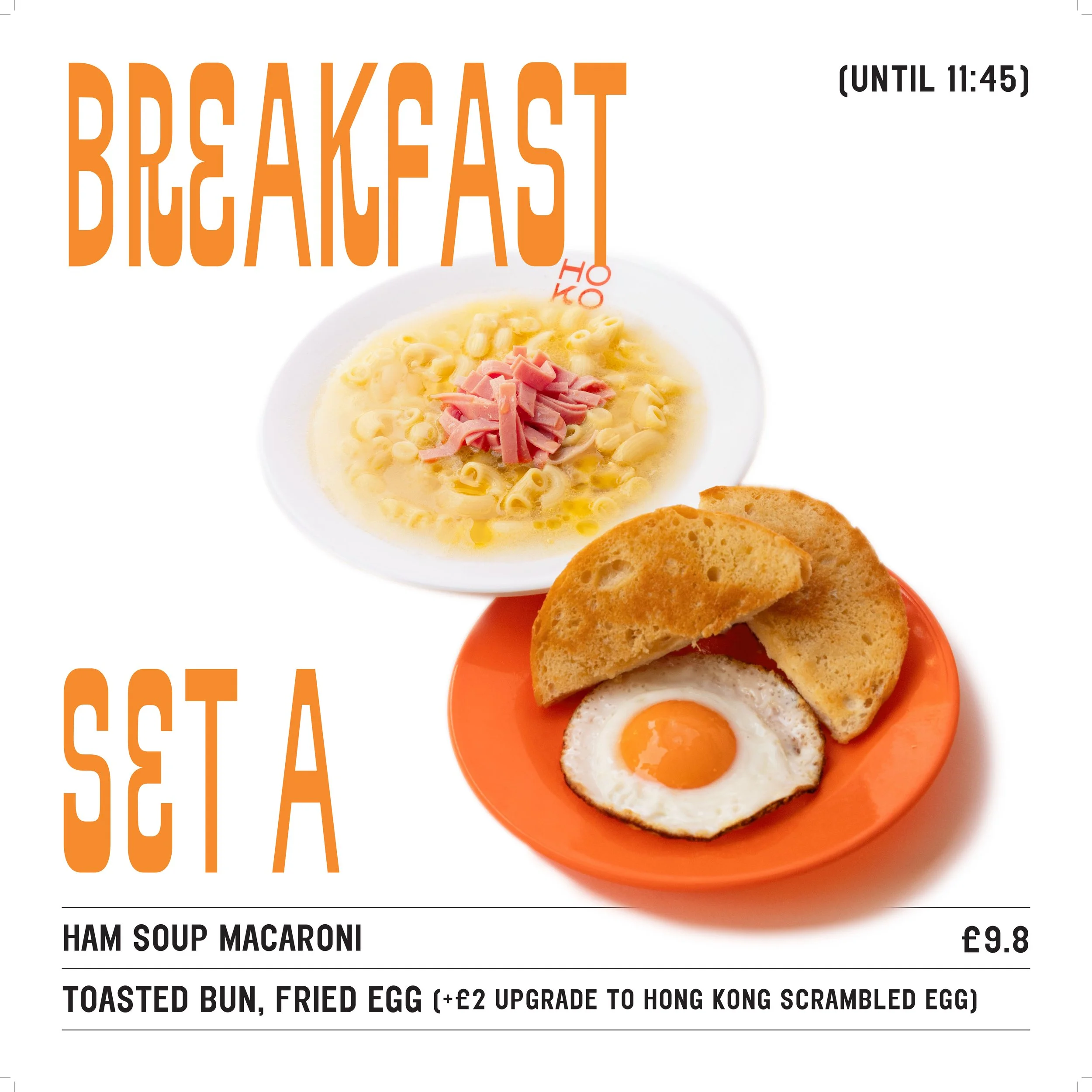 Breakfast Menu — HOKO MILK TEA