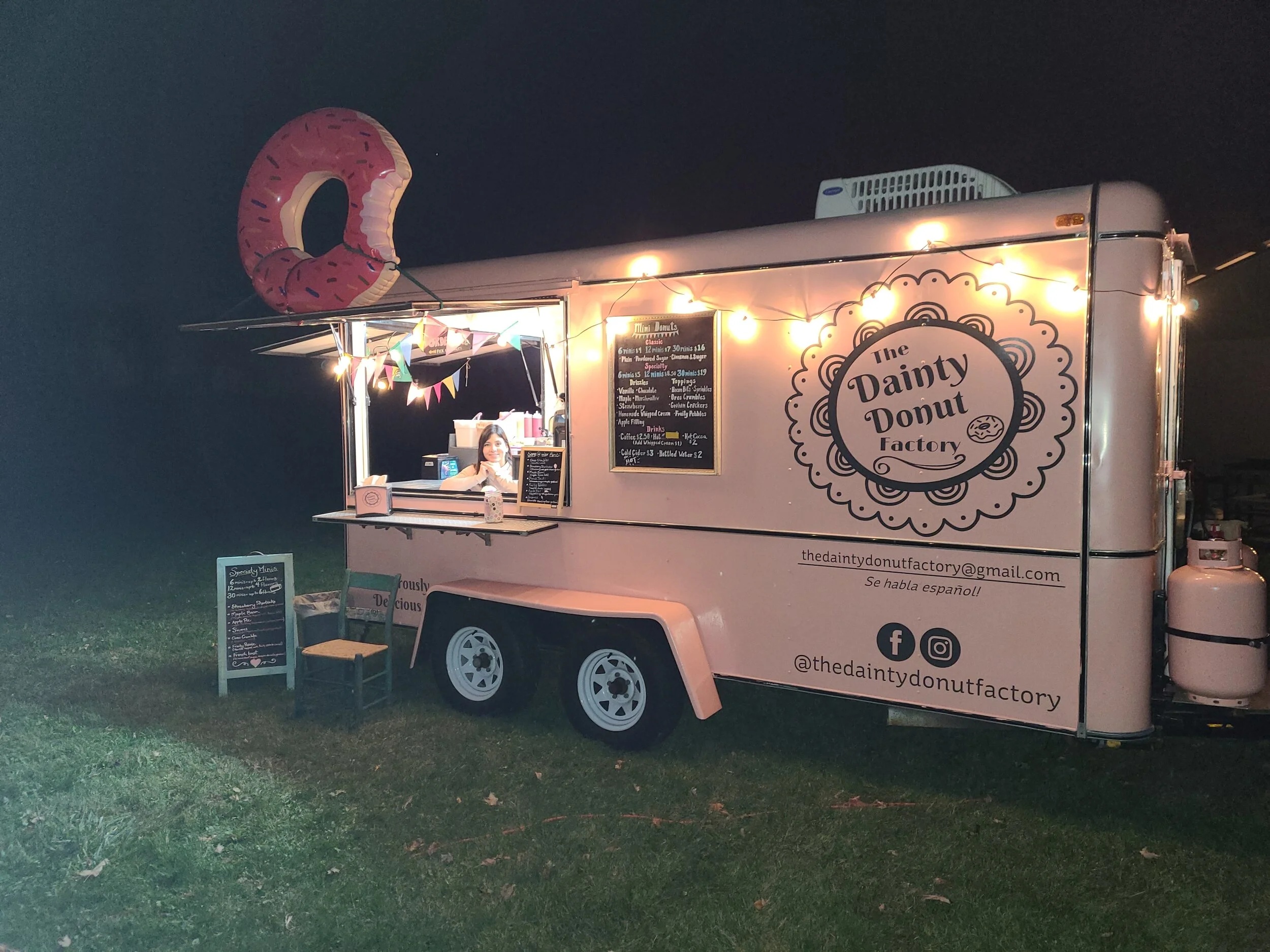 Menu — The Dainty Donut Factory