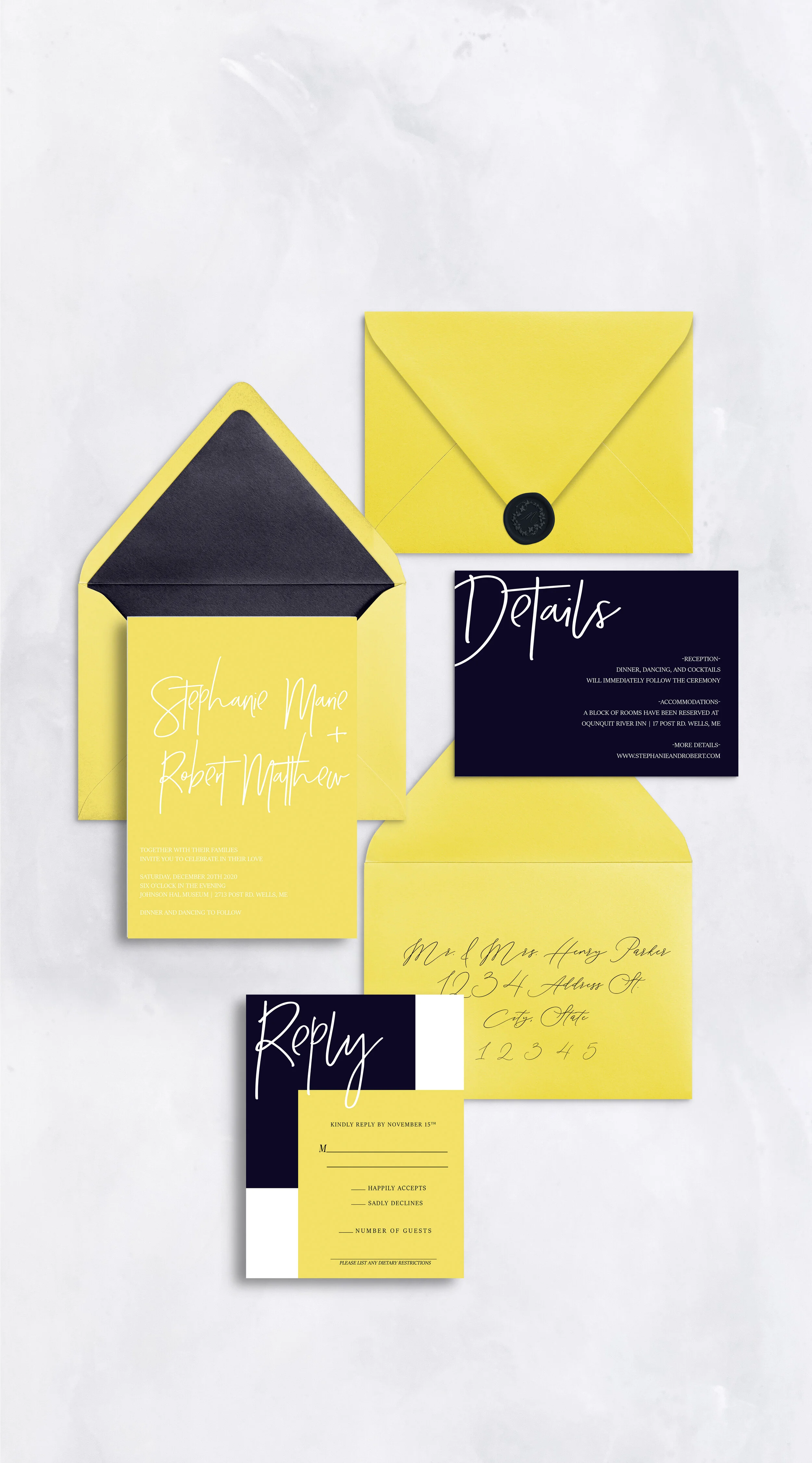 Standard Invitations — Poppy Paper Designs