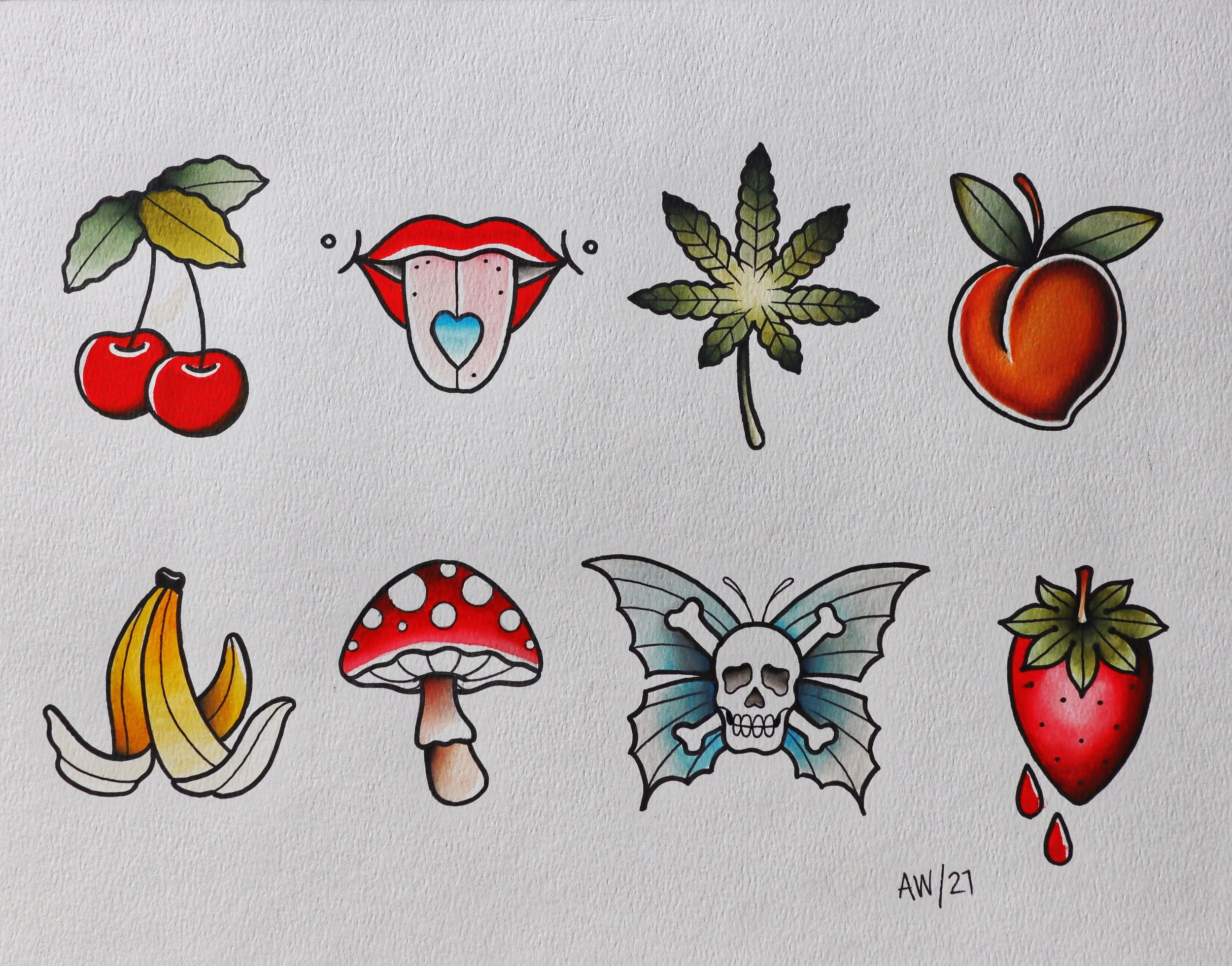 Flash — Hot Love Tattoo