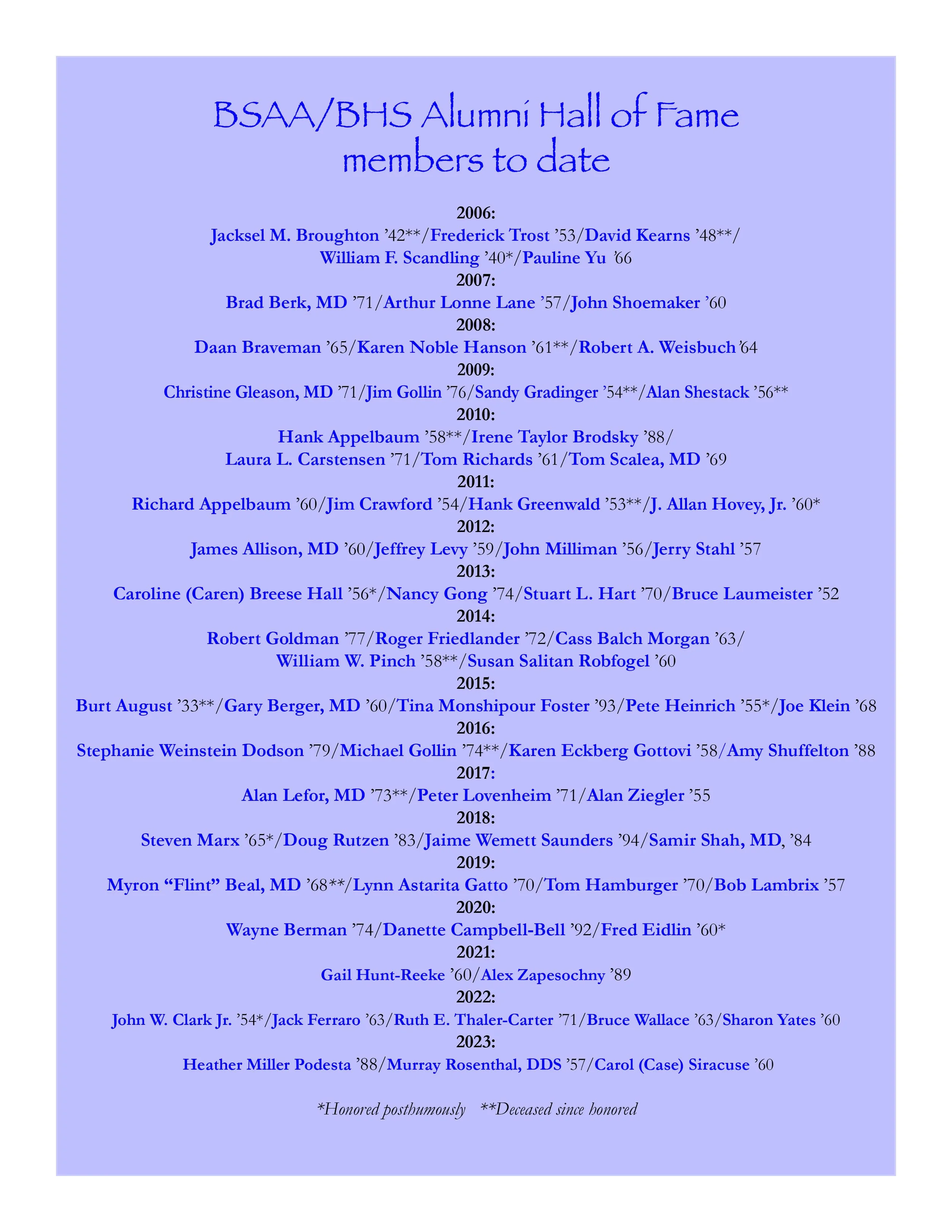 General 2 — Brighton Schools Alumni Association