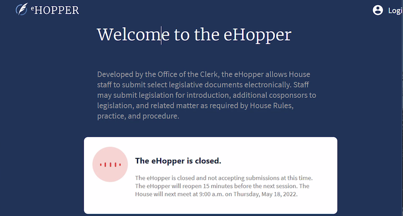 The “eHopper” — POPVOX Foundation