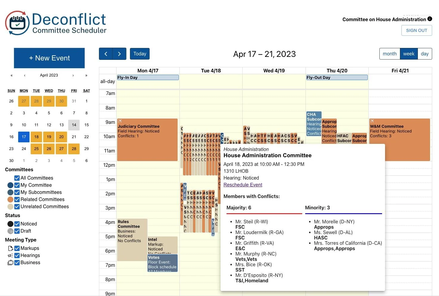 Deconflict — POPVOX Foundation