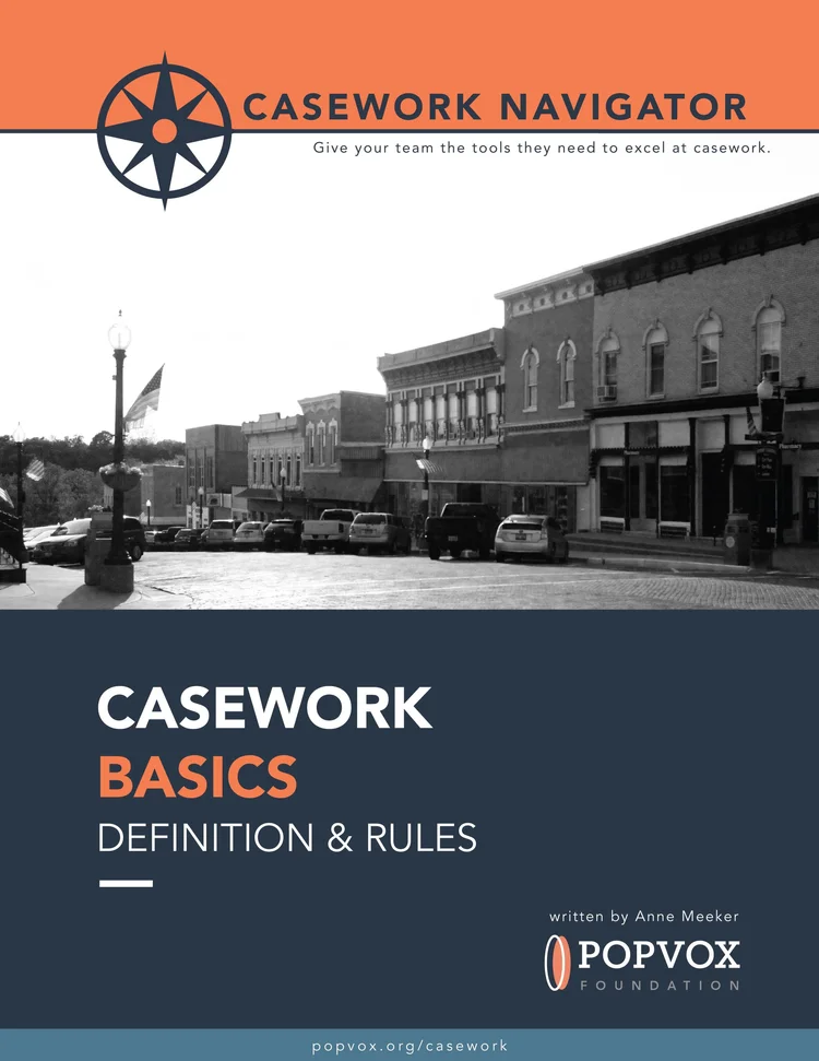 Casework Definition and Rules — POPVOX Foundation